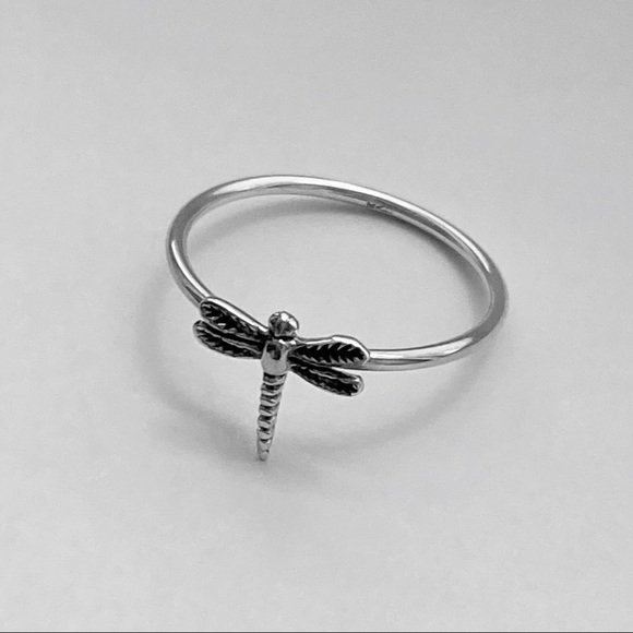Jewelry | Sterling Silver Delicate Dainty Dragonfly Ring Spirit Bug ...